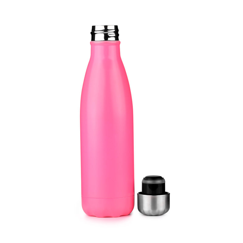 Insulated Stainless Steel Reusable Drink Bottle with SS Lid & Handle