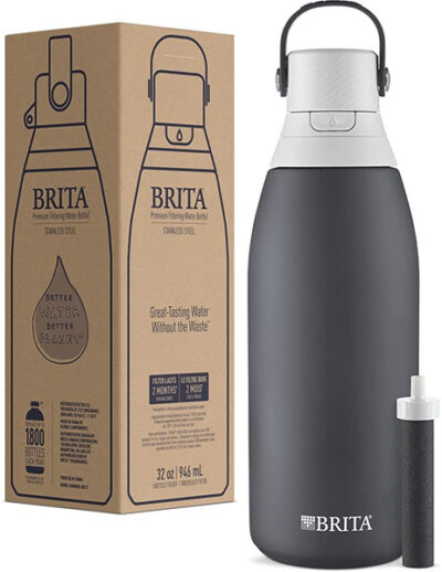 Brita Stainless Steel Water Filter Bottle | Water Purifier Bottle ...