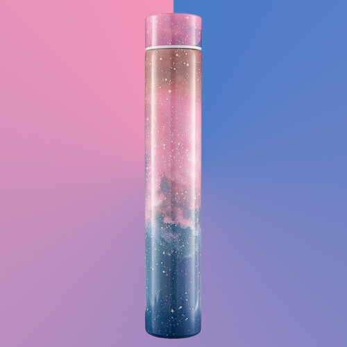 Slim Insulated Water Bottle Stainless Steel Colorful Flask