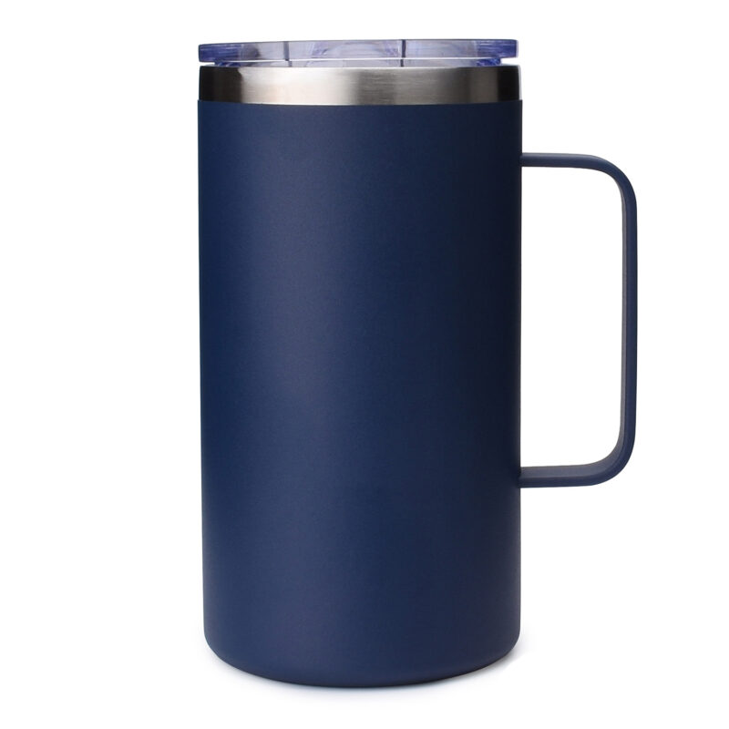 Travel Insulated Coffee Cup With Handle | Wholesale Thermos Metal Mugs
