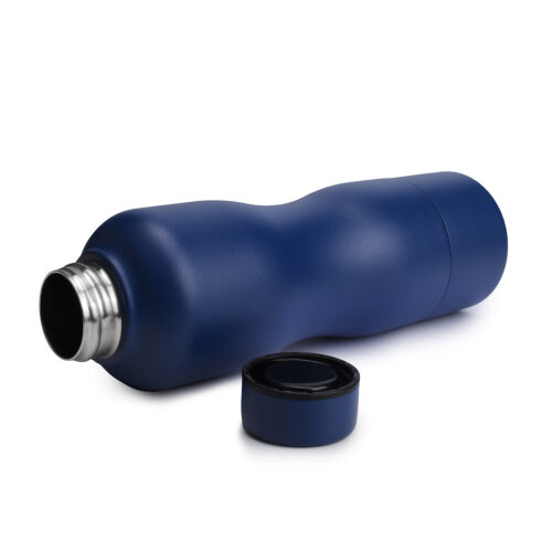 Insulated Water Bottle Dual Opening Removable Bottom Dumbbell Shaped