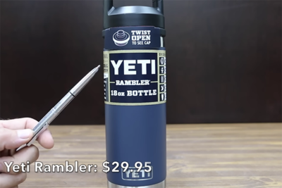 Stanley vs Hydro Flask vs Yeti Water Bottle Comparison
